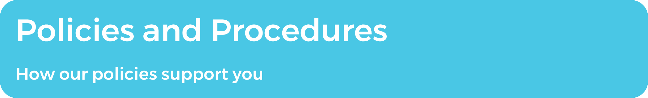 Course: Student Support - Policies